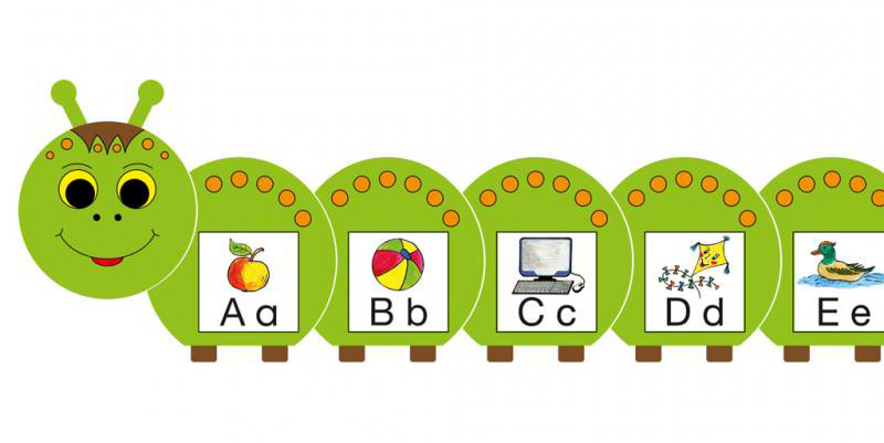 Lesen- und Schreibenlernen mit der ABC-Raupe